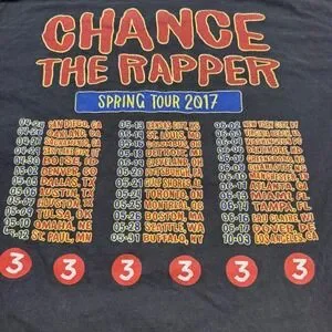 Fruit of the Loom | Shirts | Chance The Rapper Spring Tour 27 Tshirt ...